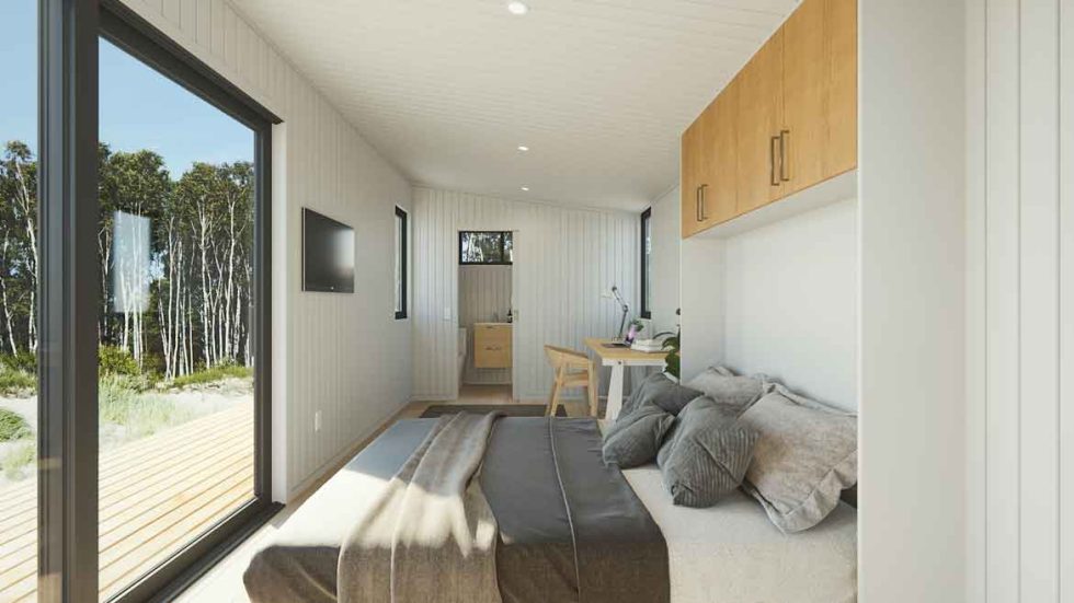 18m2 Sleepout | Sanders Cabins | New Zealand